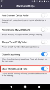 How to Display My Zoom Meeting Duration (Connection Timers)
