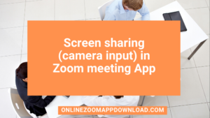How Manually rotate the camera in Zoom Meeting