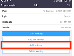 Where to find zoom meeting invitation text link - windows, macOS, Linux ...